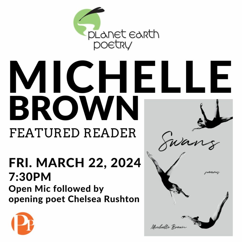 Michelle Brown Featured Reader at Planet Earth Poetry! - Palimpsest Press